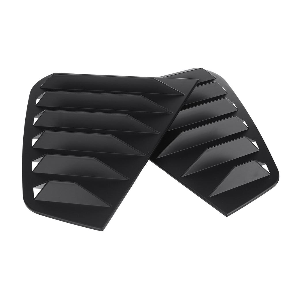 Buy 2PCS Carbon Black Side Window Louvers Sun Shade Cover For VW Golf ...