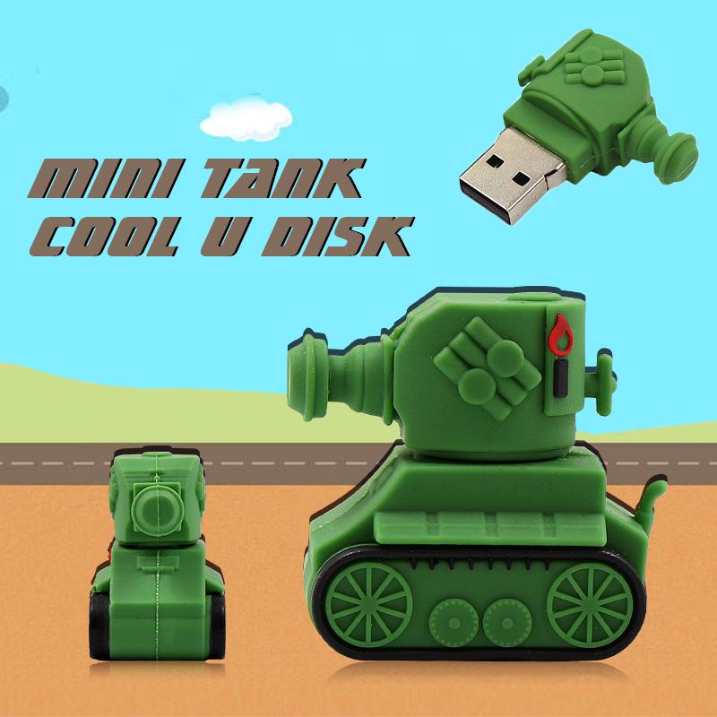 Tank Model Pen Drive Pendrive Cartoon USB Flash Drive Real Capacity ...