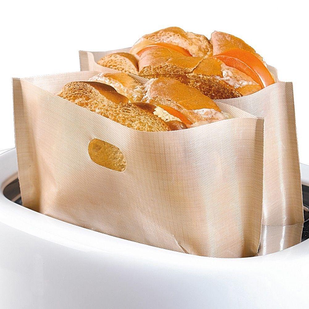 1X Sandwich Toaster Toast Bags, Non-Stick, Reusable, Safety, Heat ...