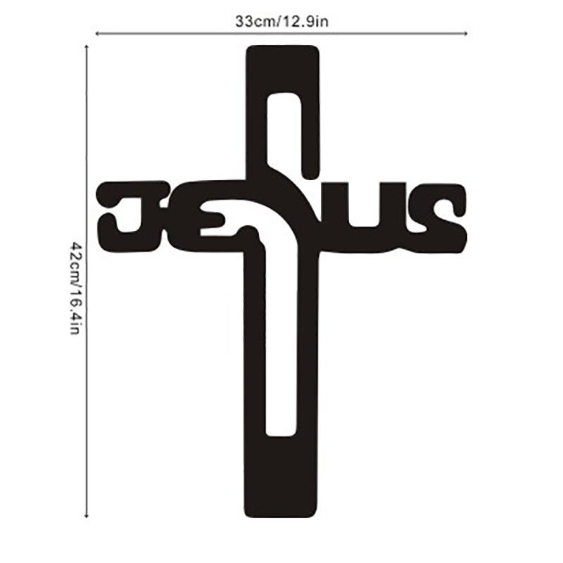 Buy Popular Bible Jesus Cross Culture Wall Sticker Living Room Creative ...
