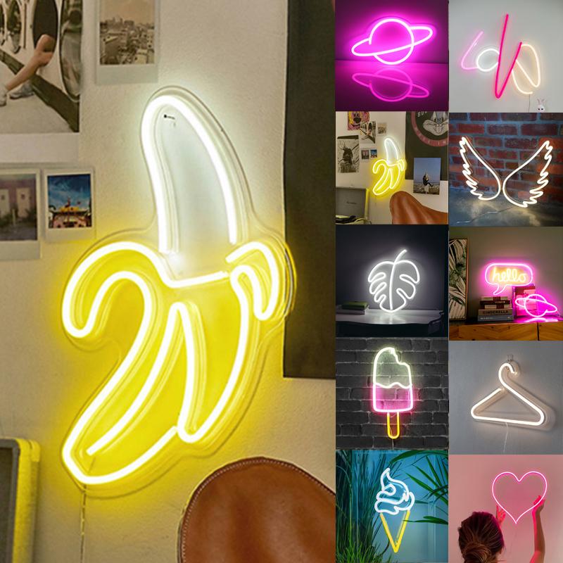 Buy Fashion Large LED Neon Sign with Transparent Acrylic Back Panel ...
