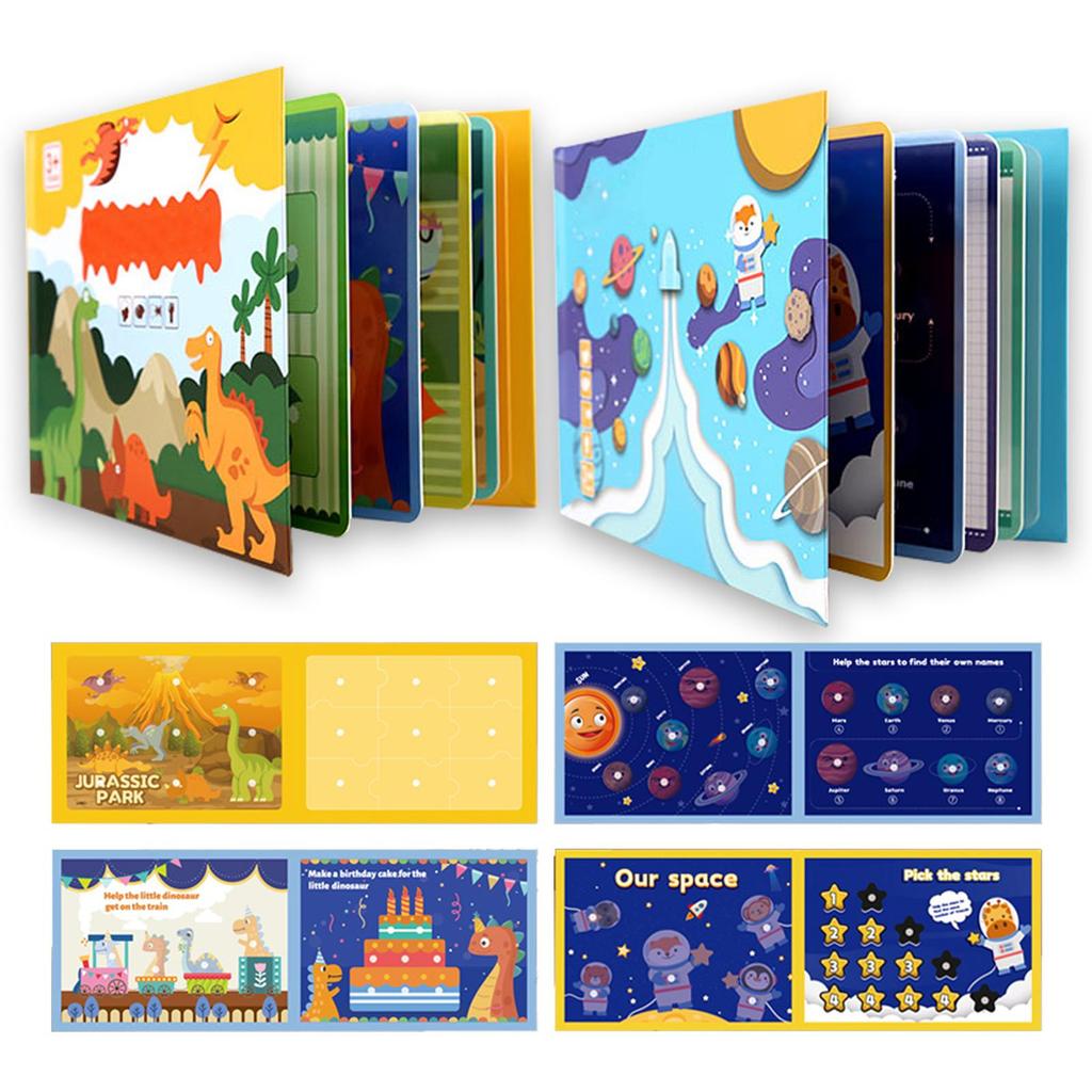 Quiet Busy Book | Montessori Busy Book Quiet Learning Book | Preschool ...