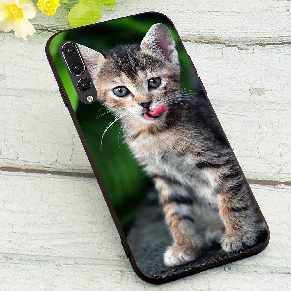 Buy Cat Phone Case for Huawei Y6 2018 6A 7A 8 9 10 Lite 20 9X Pro Y7 Y9 ...