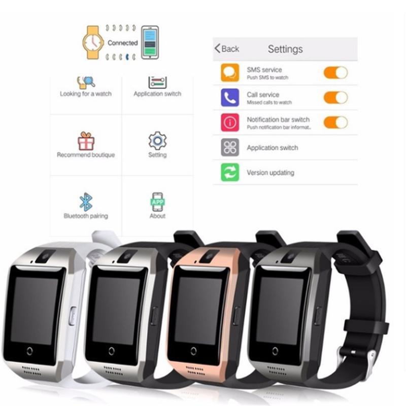 Buy Q18 Smart Watch Sport Bluetooth Clock Music Watches Support SIM ...