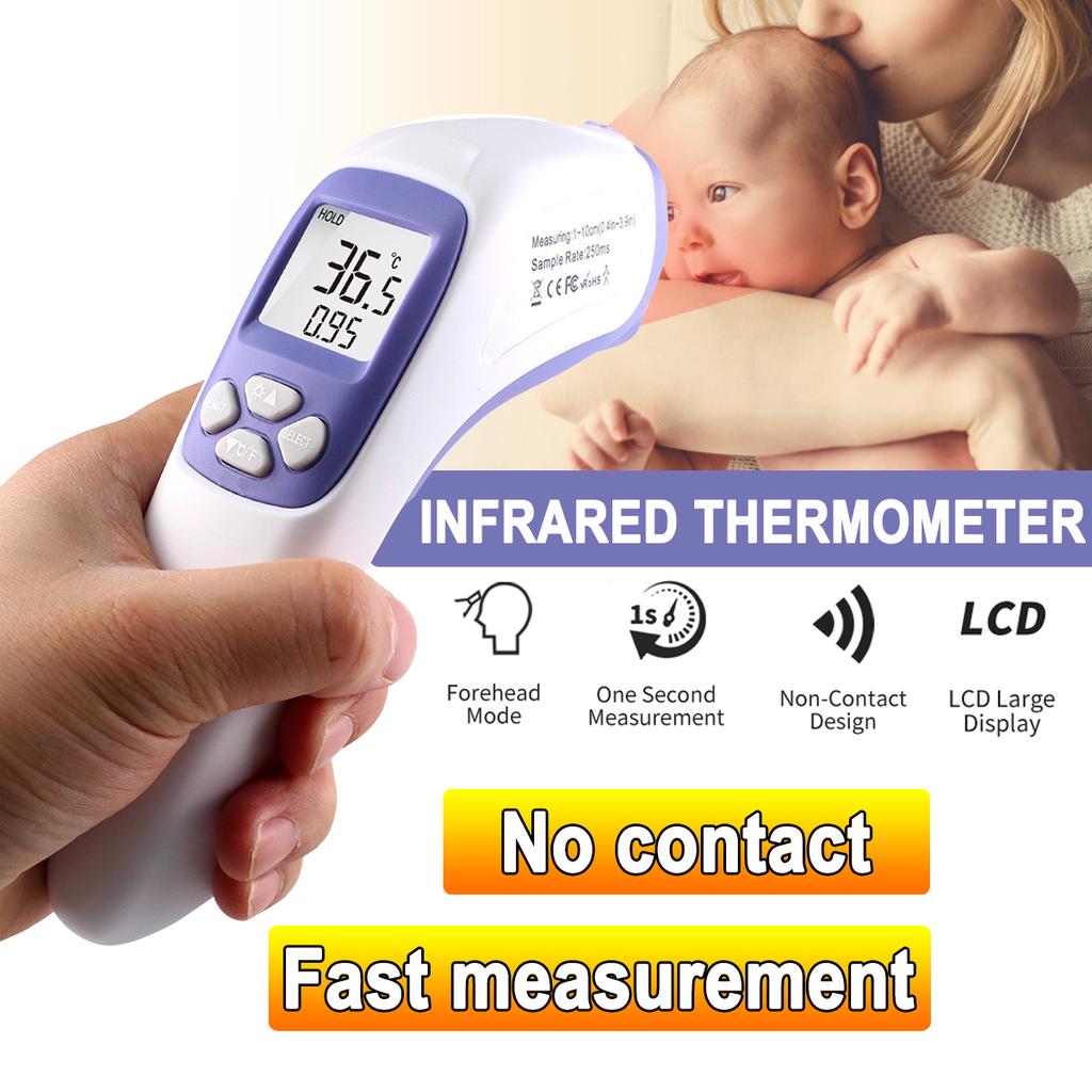 Buy Digital Thermometer Gun Non-contact Infrared IR Laser Surface LCD ...