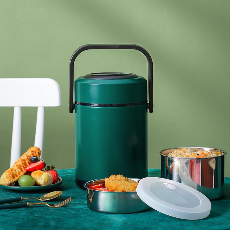 Buy Stainless Steel Insulation Lunch Box Office Workers Portable Multi ...