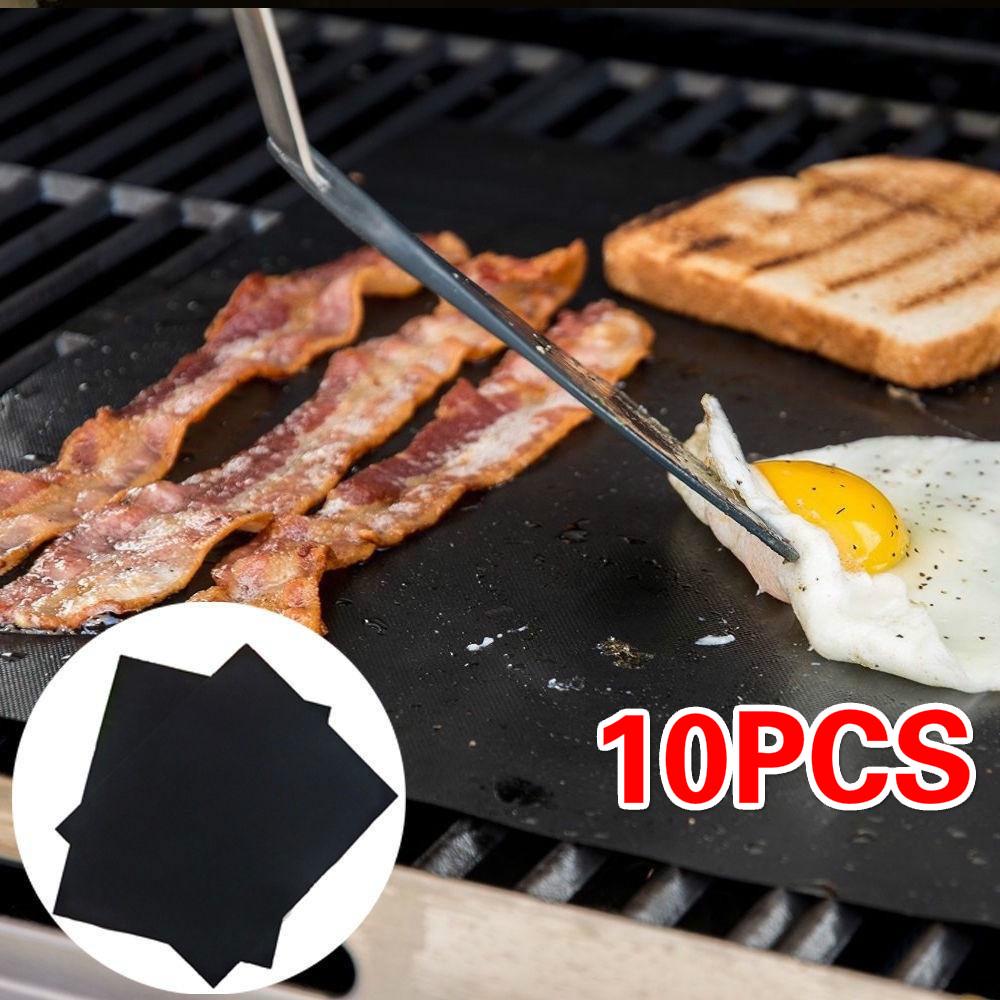 Buy 10Pc 40X33CM Family Party Non Stick Teflon BBQ Liners Oven Grill ...