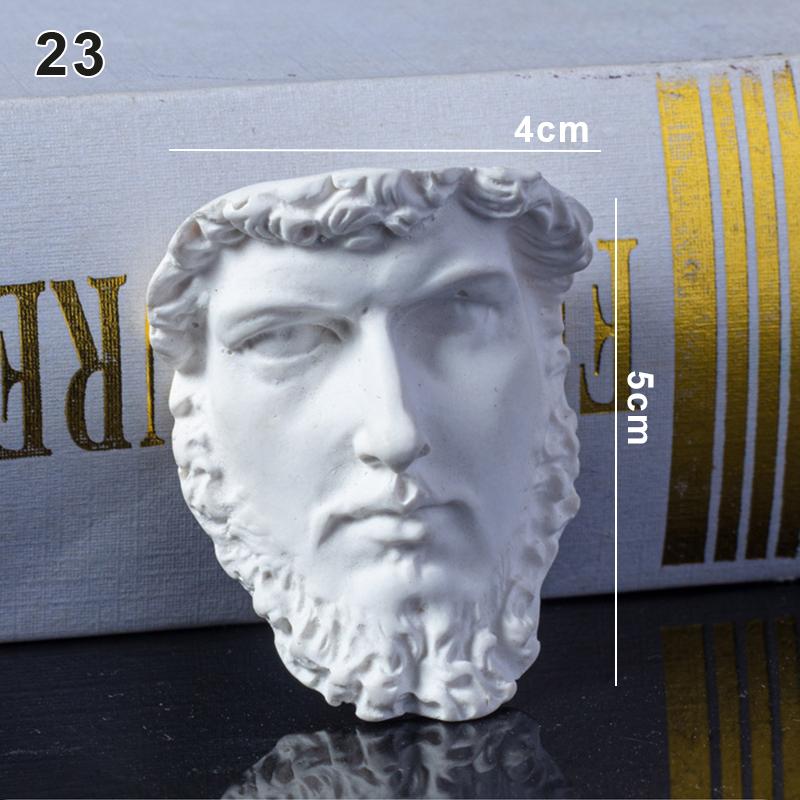 1PC Home Decor Resin Portraits Bust Mini Plaster Sculpture Greek ...