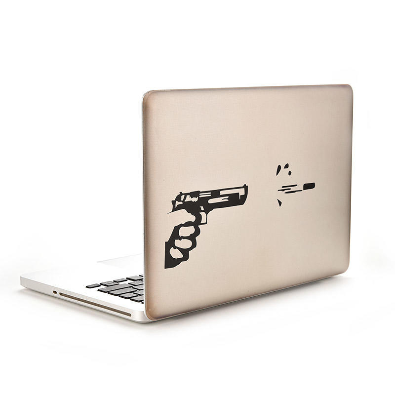 Buy Gun Vinyl Decal Sticker Skin for Laptop Air/Pro 11/12/13/15/17inch ...