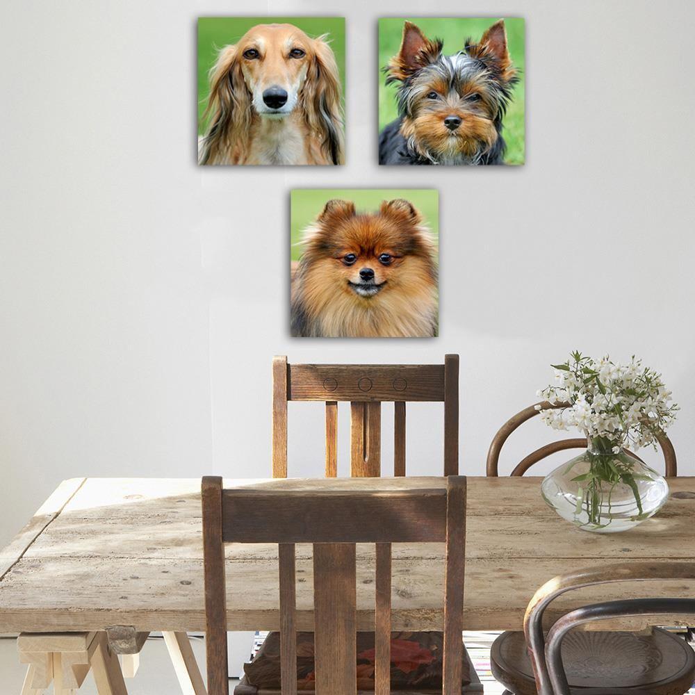 Buy Canvas Painting Prints Wall Art Picture Home Decor FRAMED 3pc Three ...