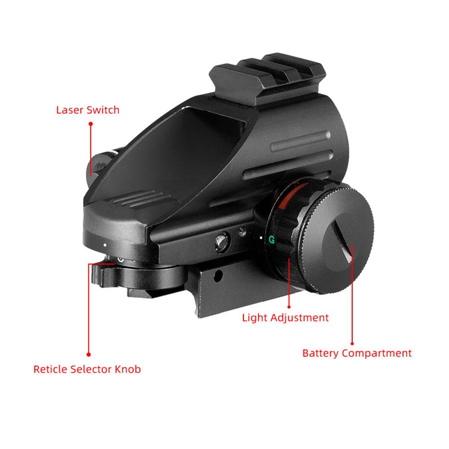 Cheap Tactische Reflex Rood Groen Laser 4 Richtkruis Holografische ...