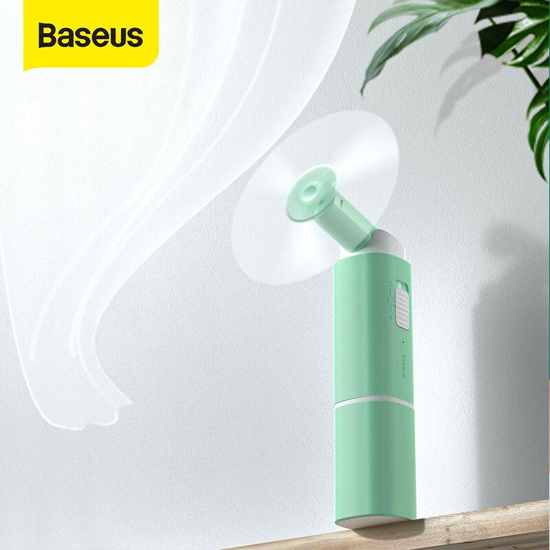 Baseus Portable USB Fan Cooling Foldable Cooling Mini Fan Rechargeable ...