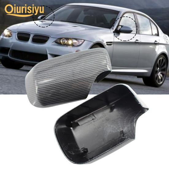 2Pcs Carbon Pattern Rearview Side Mirror Cover Housing 51168238375 ...