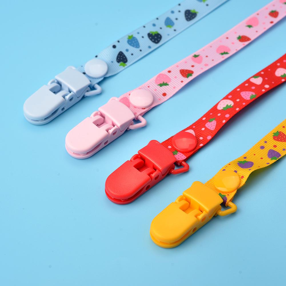Köp Fruir Pacifier Clip Lanyard Nursing Dummy Print Strap NippleHolder ...