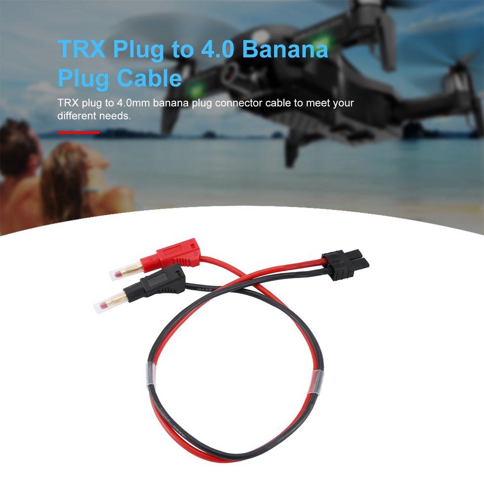 💰Kaufe KC TRX Plug to 4.0 Gold Plated Banana Plug Bullet Power Cable ...
