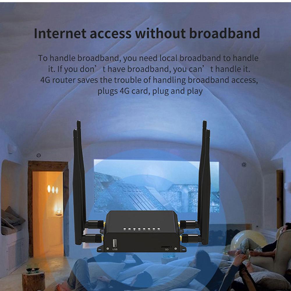 Buy X10 4G LTE OPEN WRT Smart CPE Router Sim Card WiFi Wireless Modem ...