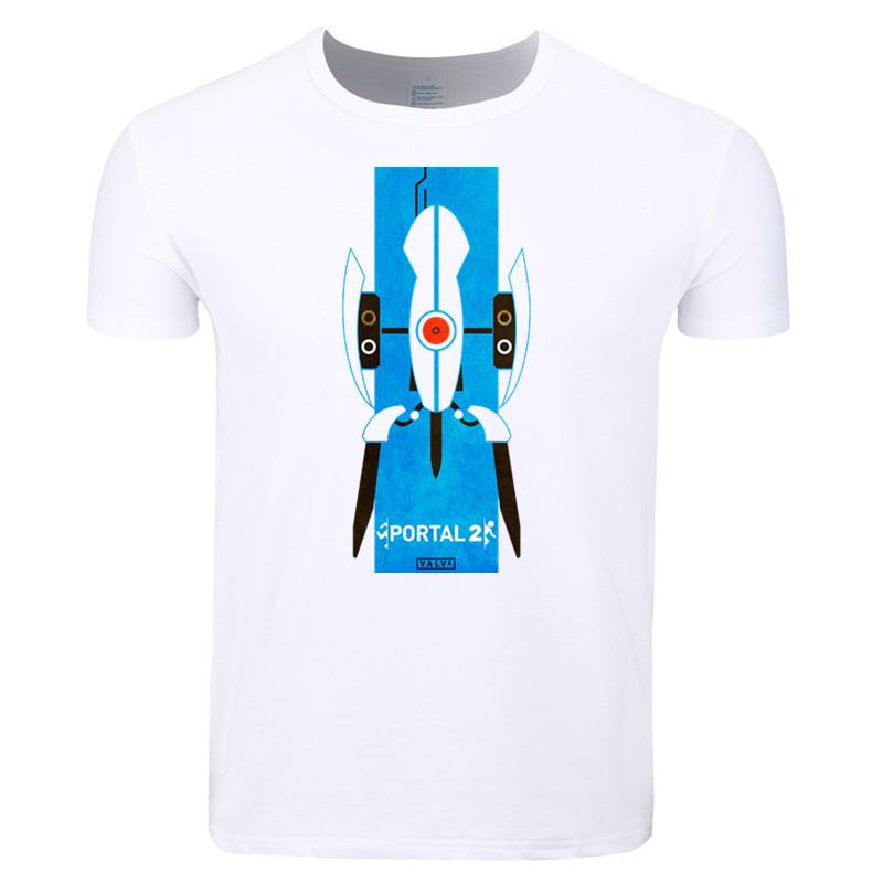 Buy Men Women Print PORTAL Game Fashion T-shirt O-Neck Short Sleeve ...