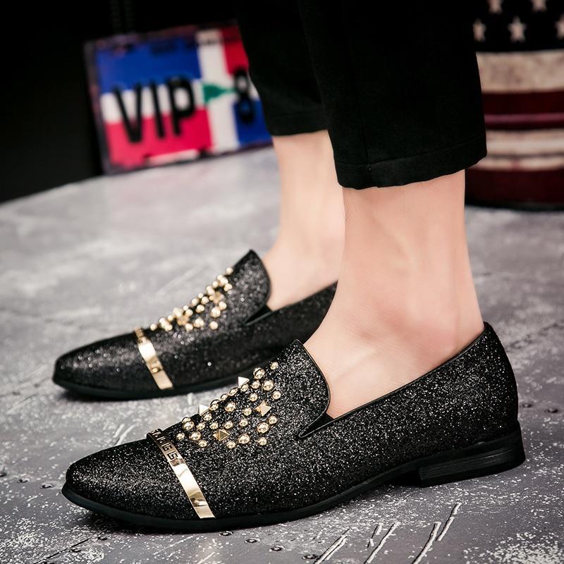Buy Men Fashion Loafers Casual Lazy Dress Shoes at affordable prices ...
