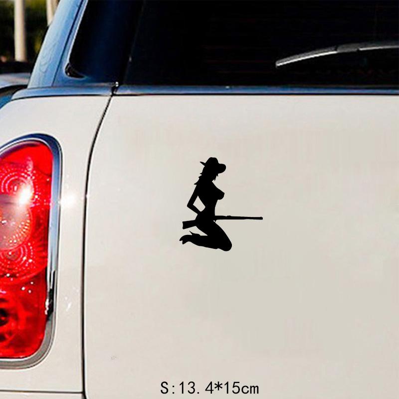 Buy Metvi Sexy Girl Car Stickers Cartoon Vinyl Sticker Auto Decor ...