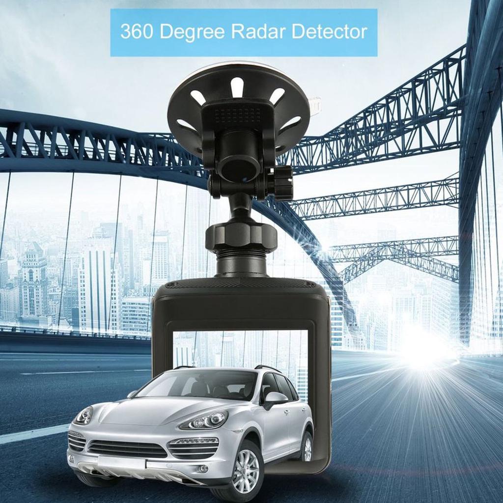 Buy 360 Degree 2.4 Inch Screen HD 1080P Radar Detectors Video Recorder ...