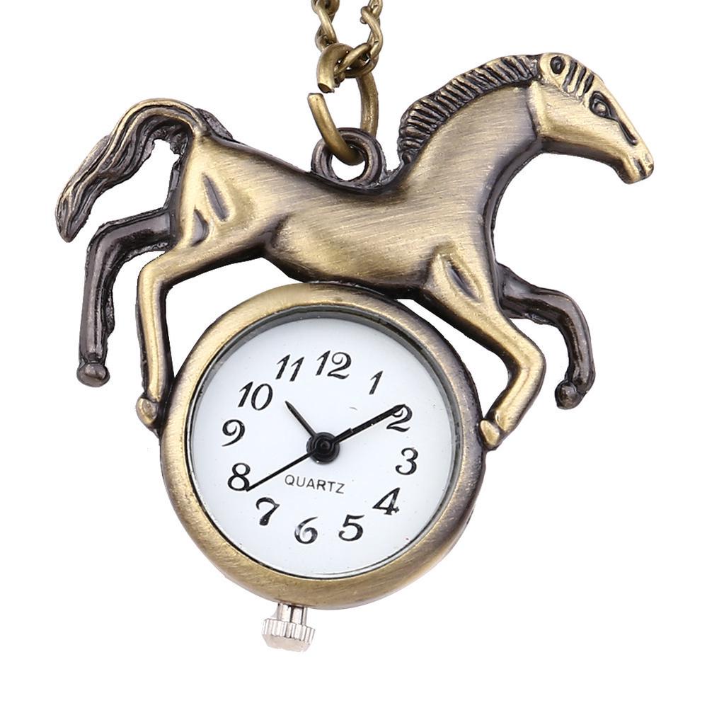 Cheap (Projector)Retro Personality Round Dial Quartz Pocket Watch ...