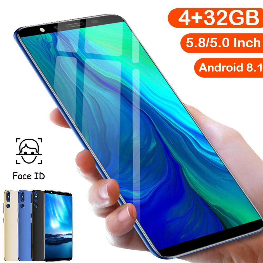 Android Smartphone 4GB + 32GB 5.8 Inch / 5.0 Inch Dual Sim Cards ...