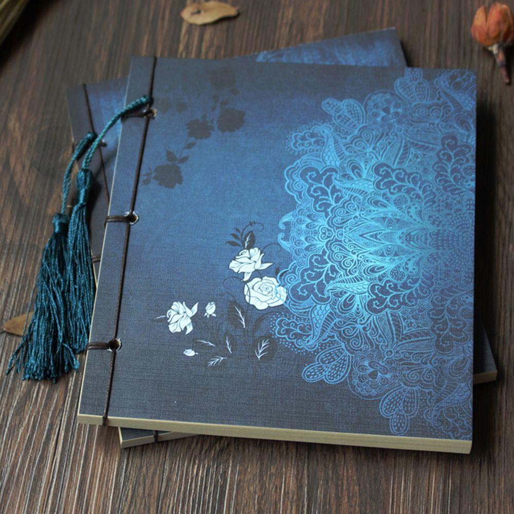 Book Vintage Retro Thread-bound Stationery Diary Tassel School Sketch ...