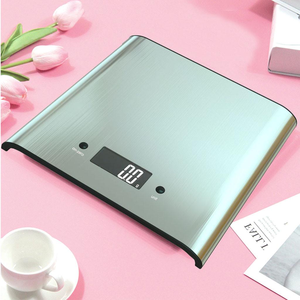 Buy Electronic Digital Kitchen Scales Accuracy LCD Display Stainless ...