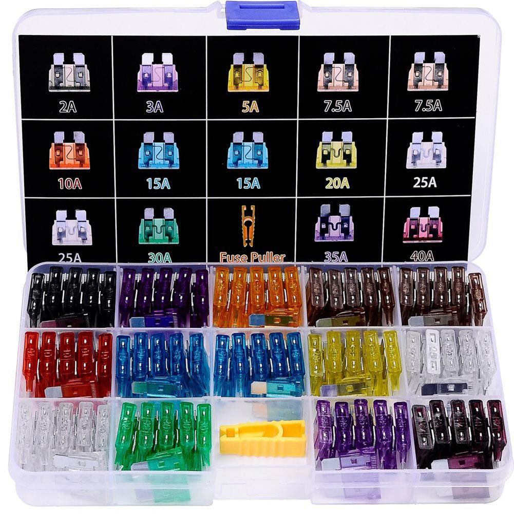 Buy 140Pieces Fuse Car Kit Assorted Truck Standard Blade Assortment 2A ...