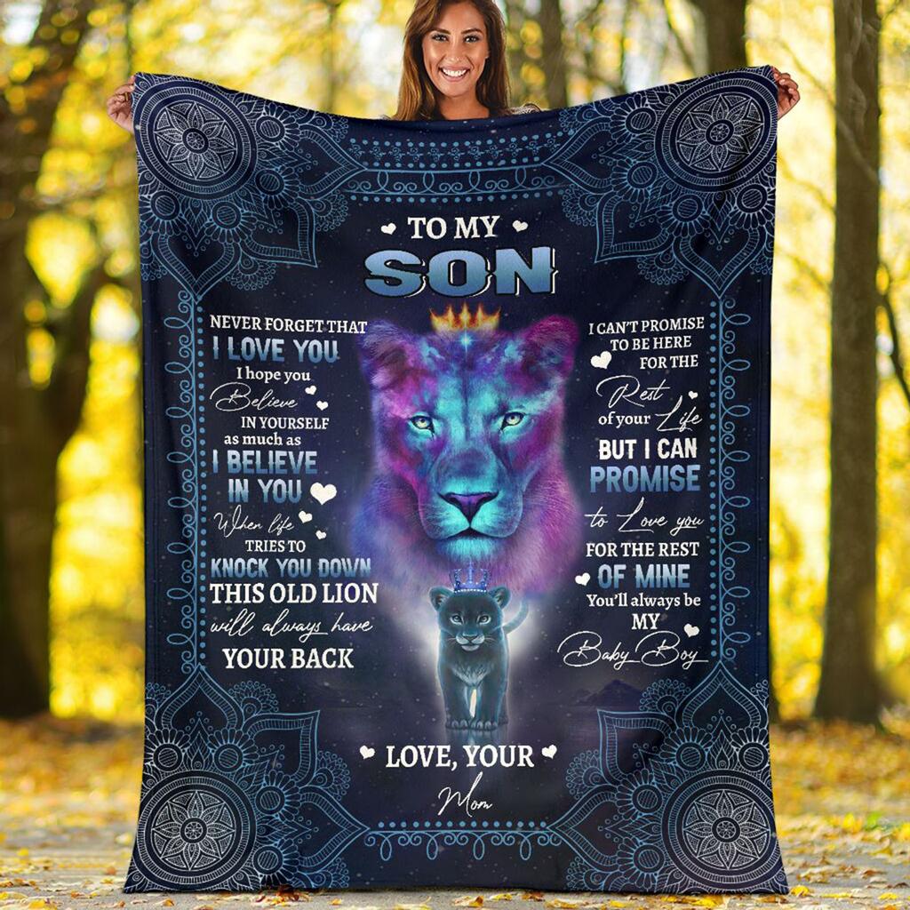 Cheap SON I LOVE YOU Polyester Blanket 3D Digital Printing Sofa Cover ...