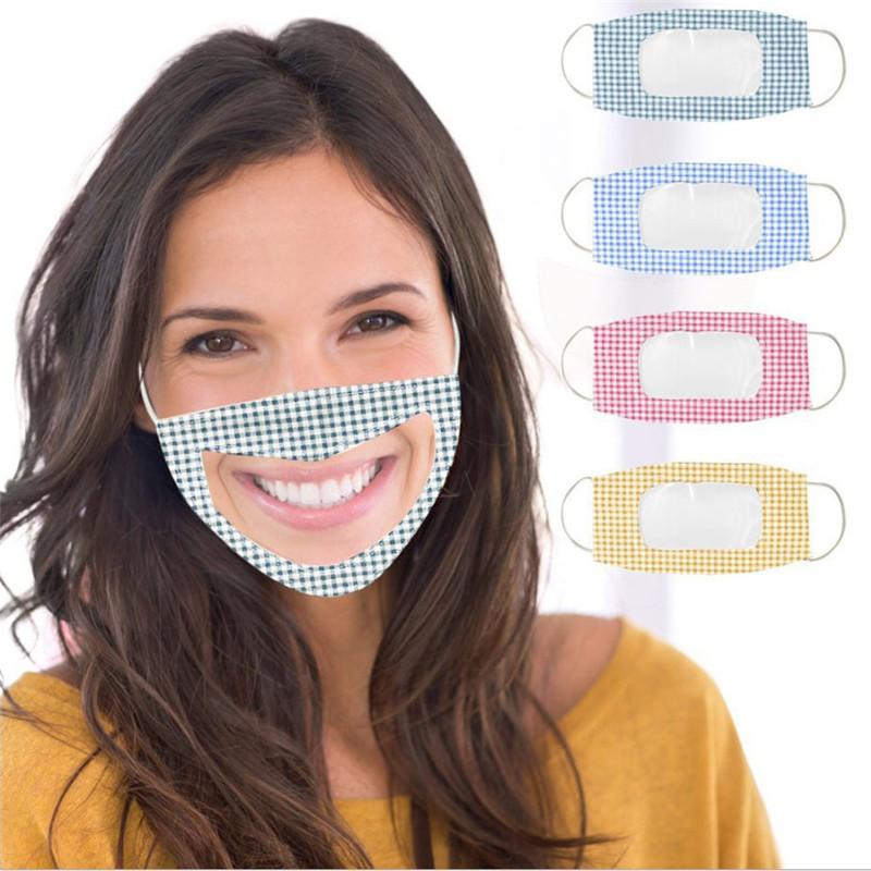 Buy Smile Communicator Face Mask With Clear Mouth Expression Lip ...