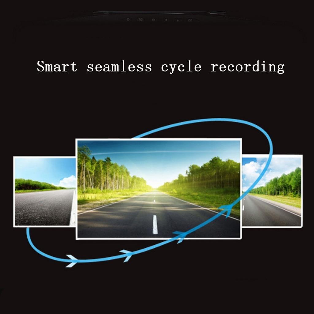 Buy Rearview Mirror DVR 3.5 Inch Parking Monitor Driving Recorder at ...