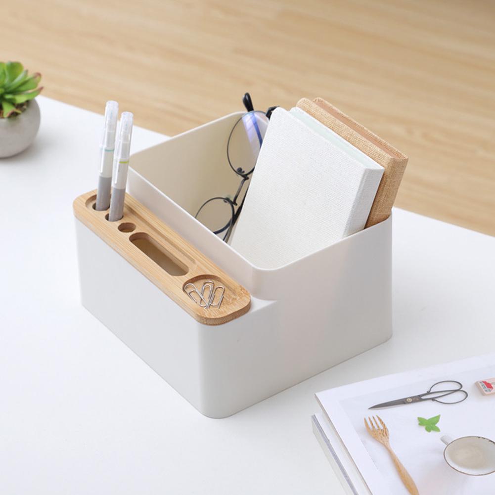 Buy Office Desk Stationery Storage Box Detachable Desktop Multi-Purpose ...