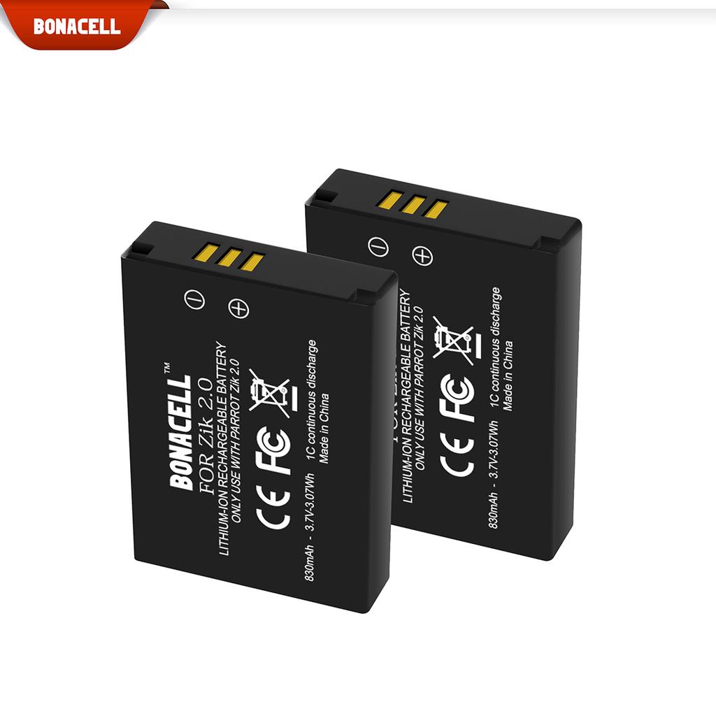 Buy 2PCS Bonacell 3.7v 830mAh Replacement Battery For Parrot Zik 2.0 ...