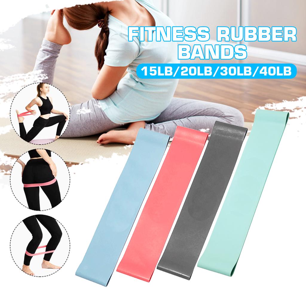 Buy Sports Elastic Band Resistance Fitness Gum Set for Pilates Strength ...