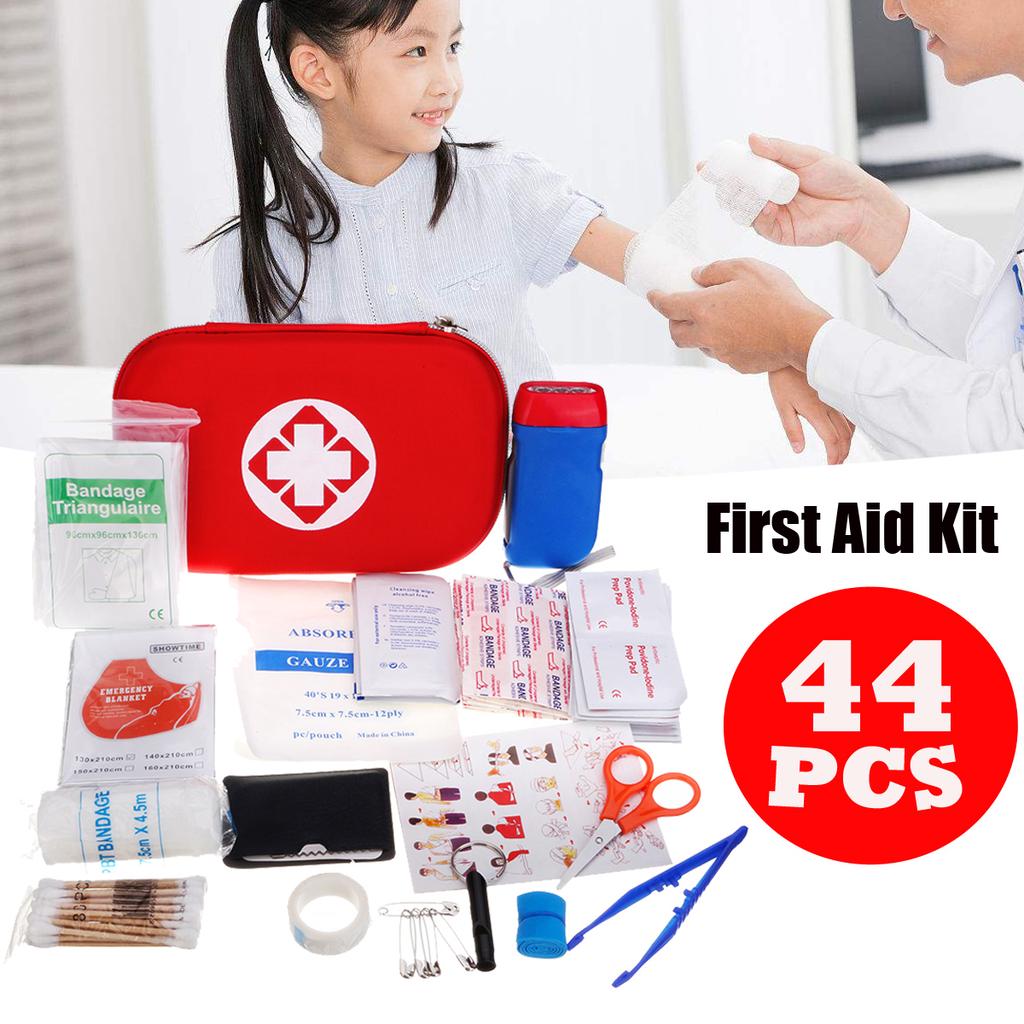 Buy First Aid Kit With Flashlight Outdoor Survival Disasters Survial ...