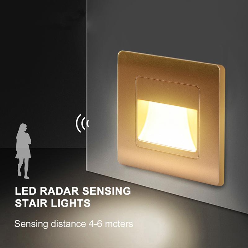 Buy Sensor Acrecessed Footlight Corridor Stair Light Motion Induction ...