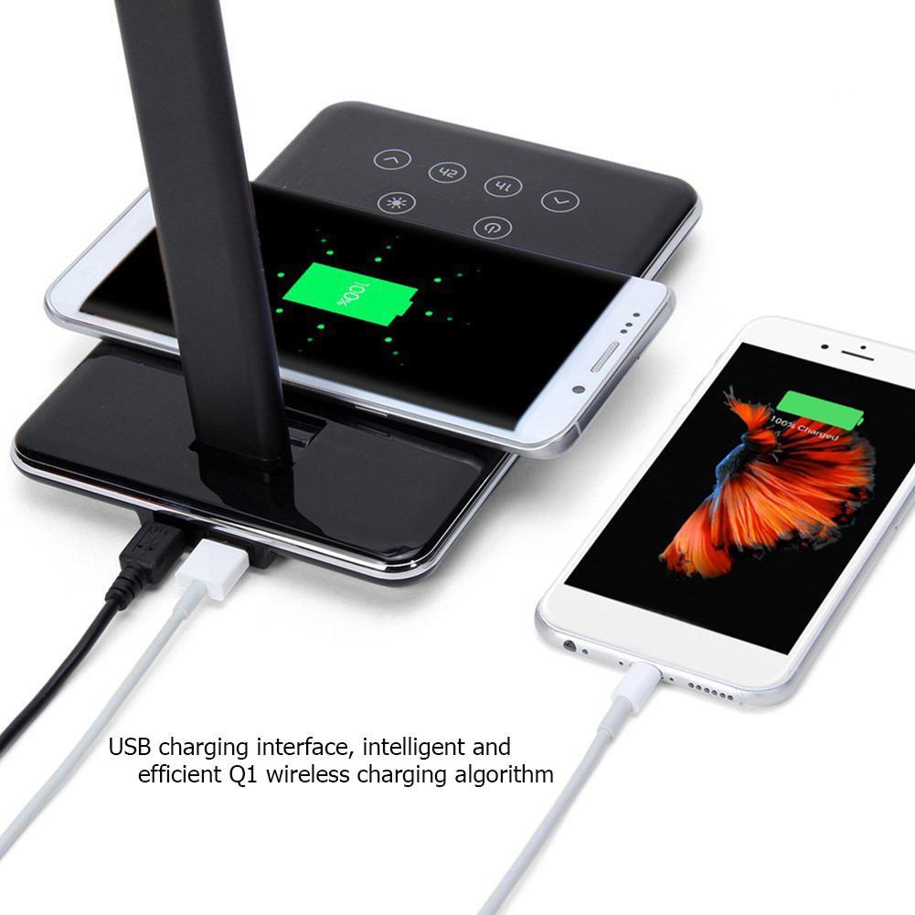 Buy Intelligent Qi Wireless Charging Lamp Eye Protection Folding LED ...