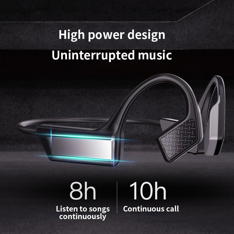 Buy TWS Bone Conduction Earphone K08 Bluetooth 5.1 Wireless Hanging-Ear ...