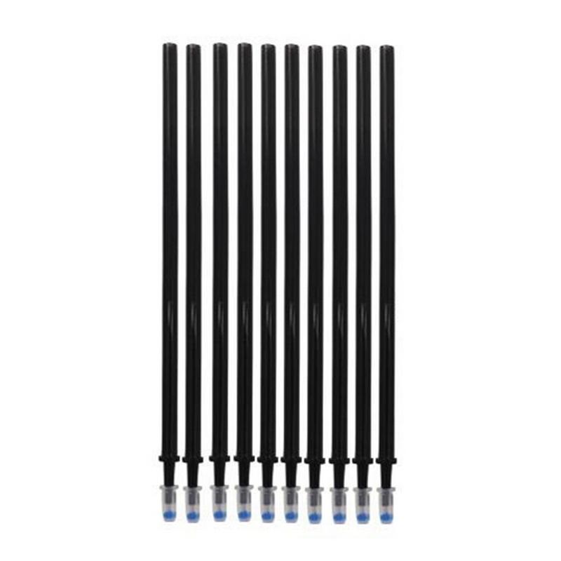 Buy 10 Pcs/Set 0.38mm Erasable Pen Blue/Black Magic Ink Refill Rod for ...