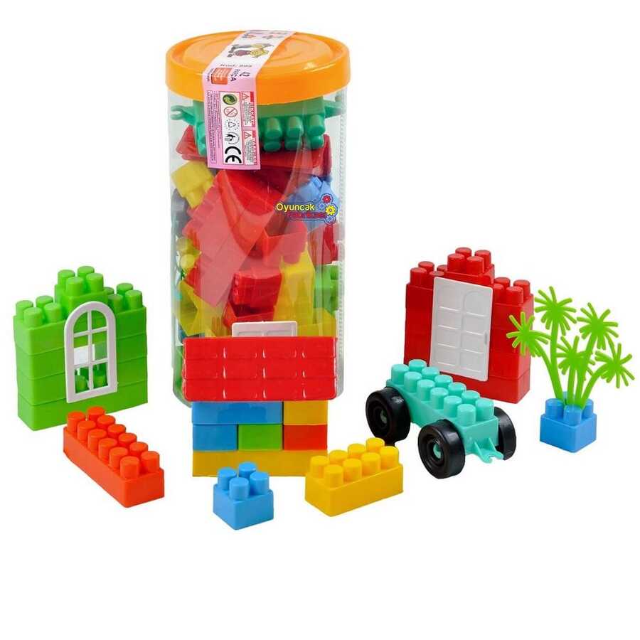 Educational Blocks Lego 42 Pieces Pvc Cylinder Box 2021 uygun fiyatlı ...