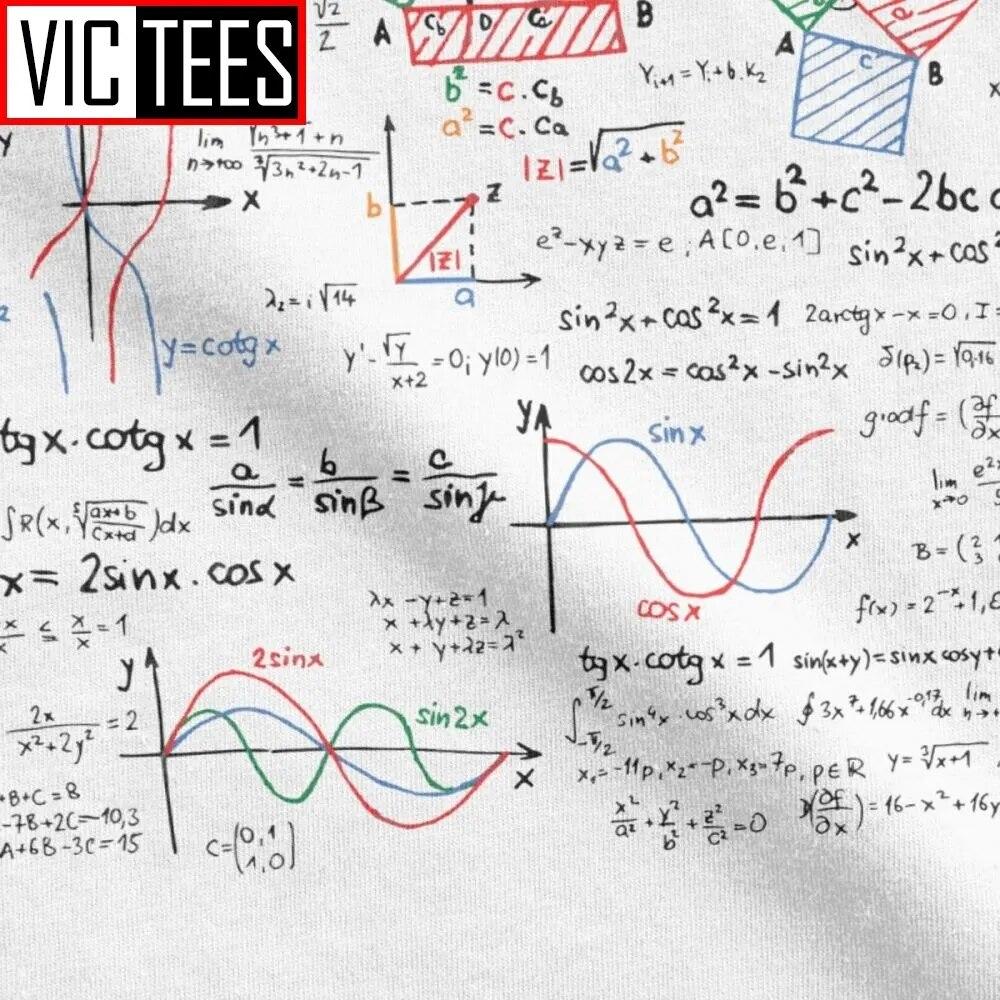 Cheap Awesome Mathematics Formulas Numbers T-Shirt for Unisex Pure ...