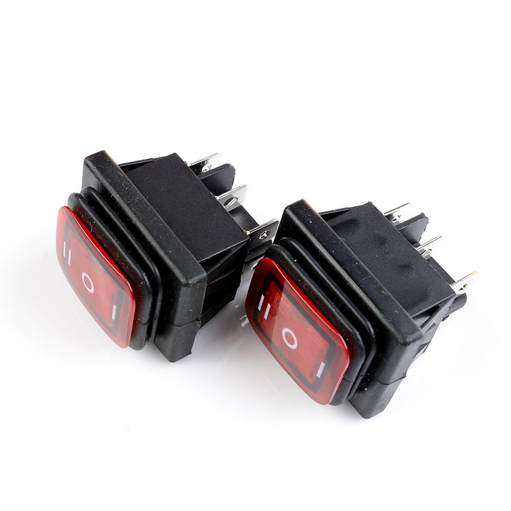 Hot 6 Pin LED 3 Position Switch Car Boat Rocker Switch ON-OFF-ON DPD ...