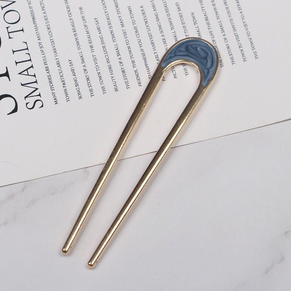 Buy New Fashion Metal Hair Sticks For Women Shell Hair Clip Pins ...