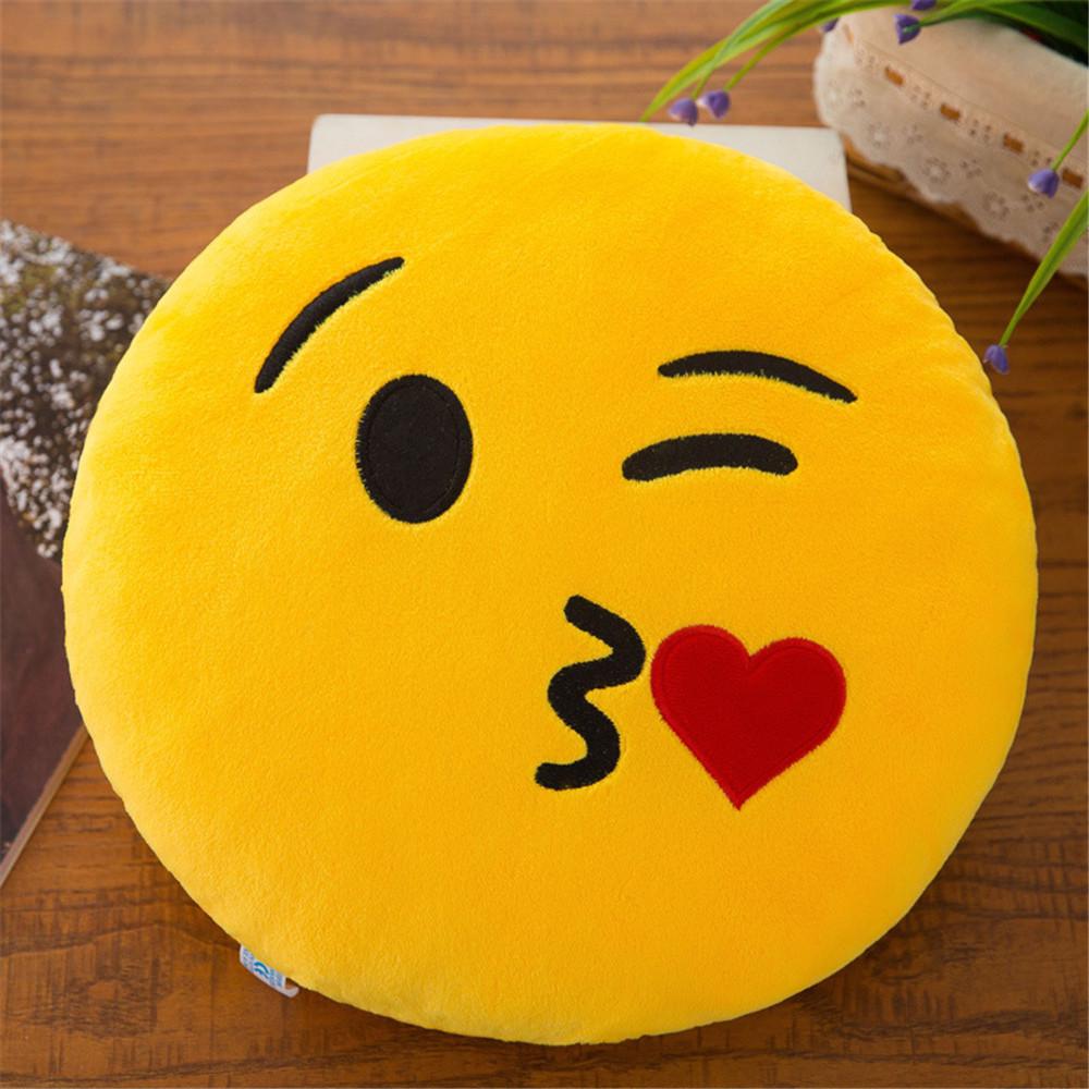 Buy 1 PC 32cm Soft Expression Smiley Emoticon Stuffed Plush Toy Doll ...