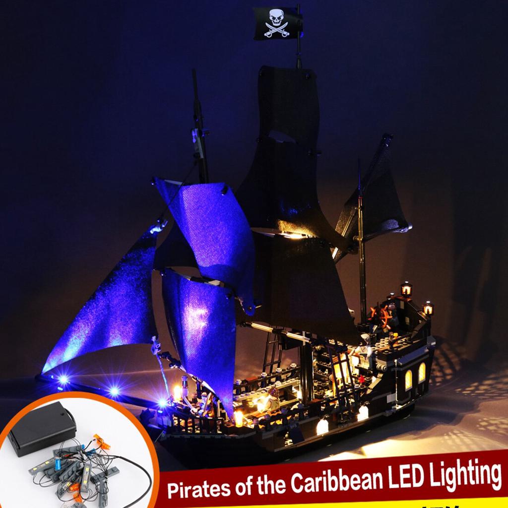 Buy USB Lighting Kit for Pirates of the Caribbean Black Pearl 4184 ...