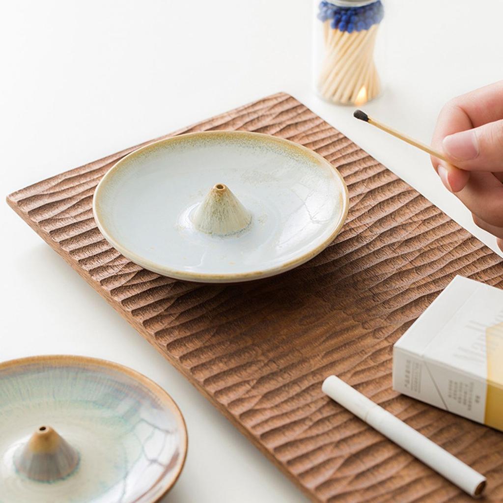 Buy Healing Cute Ashtray Ceramic Incense Holder Censer Rack Incesence ...
