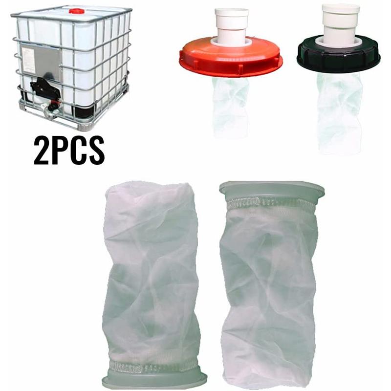 Buy 2Pcs IBC Filter Plastic Cover Barrel Cover Carry Bag Fuel Cap ...
