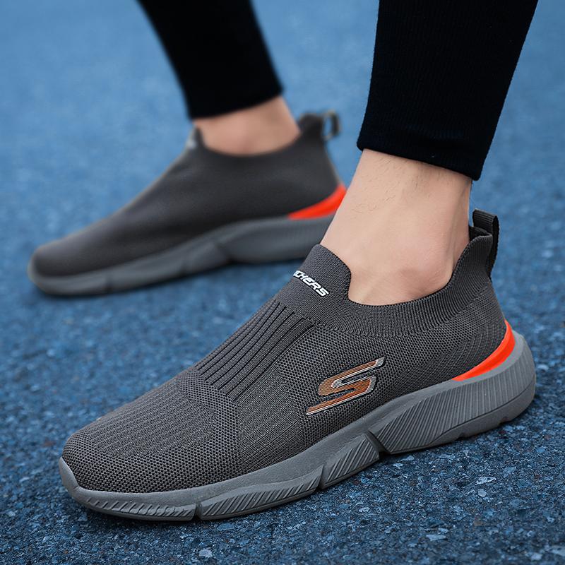 Buy Men Sneakers Mesh Breathable Soft Bottom Non Slip Sneaker ...