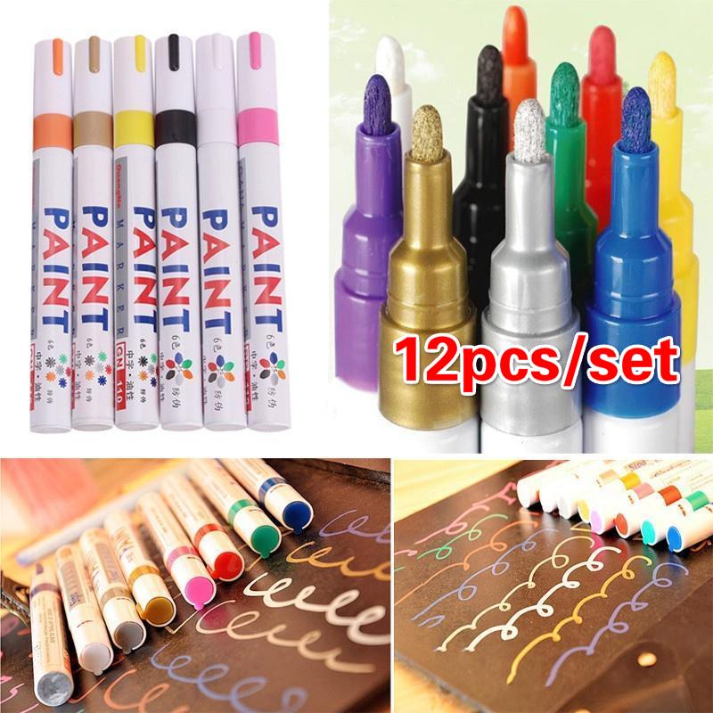 Buy 1 Pcs Universal Waterproof Paint Marker Pen Fill Paint Pen Quick ...